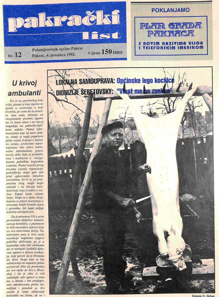 Arhiva Pakrački list • DigiPakrac